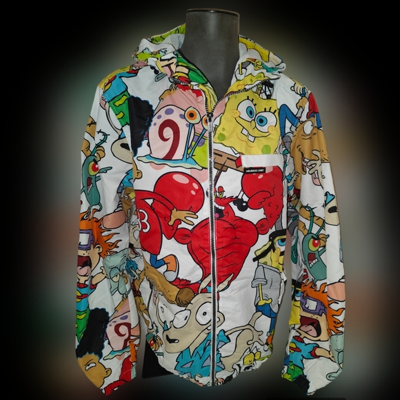 Members Only | Jackets & Coats | Retro 9s Nickelodeon Cartoon Jacket ...